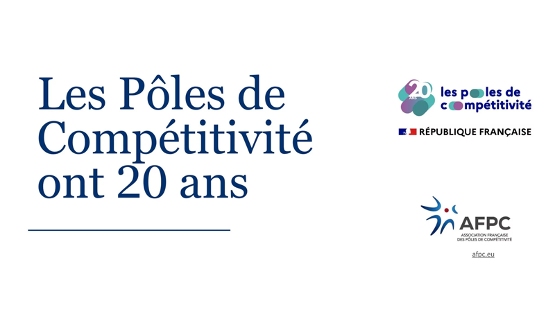 Les pôles de compétitivité célebrent leur 20 ans d'existence : un ...